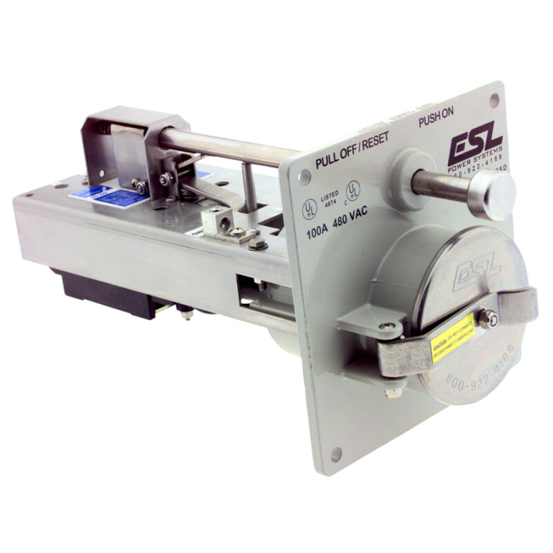 200A 600VAC 1-Gang Wall Mounted Power Outlet Assembly - ESL Power