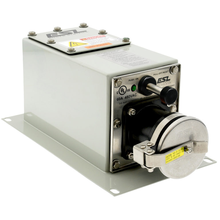 60A 480VAC Stainless Steel Single Gang - ESL Power