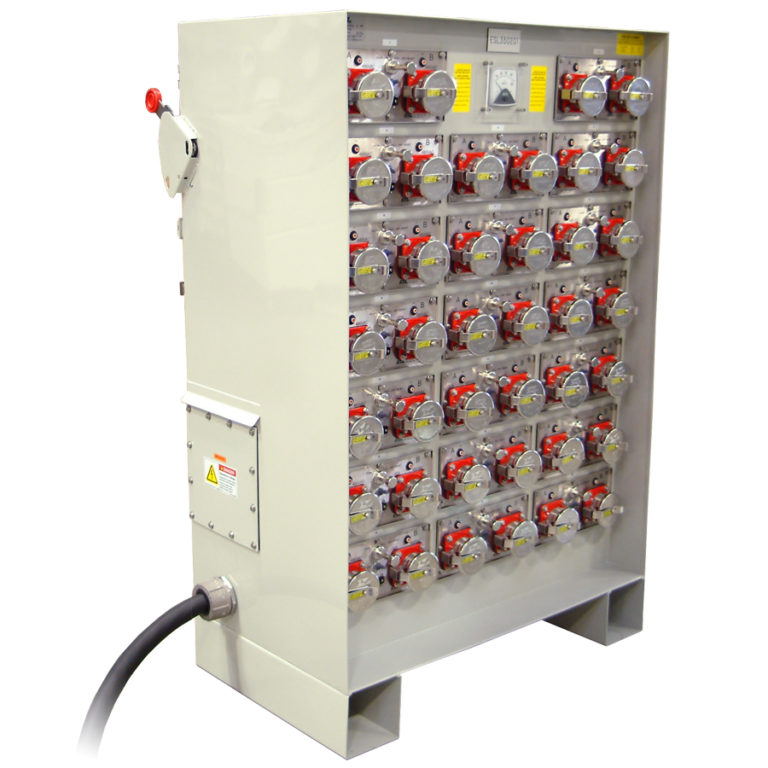 32A 480VAC 20-Gang Modular Reefer Sharing Unit - ESL Power