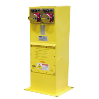 32A 480VAC 4-Gang Pedestal Mount Assembly - ESL Power